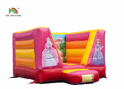 China princesa inflável Salto Castelo Com Ventilador do PVC de 0.55mm para o peso da criança 85kg à venda