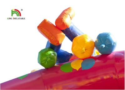 China 6.3 X 5.0m Colorful Inflatable Clown Bouncy Castle House For Commercial for sale