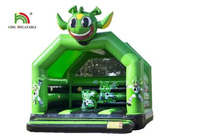 Cina Annuncio pubblicitario verde il castello rimbalzante/bambini gonfiabili di 2,1 di Ft bambini dell'astronauta che saltano castello in vendita