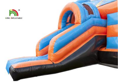 China Red Plane Inflatable Jumping Castle With Bouncer Fire Retardant Plato 0.55mm Pvc Tarpaulin for sale