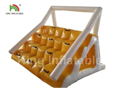 China Lake Sea Water Park Games Inflatable Floating Water Slide For Commercial for sale