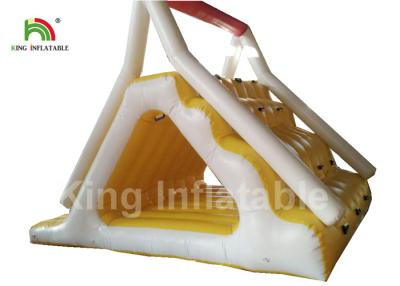 China Lake Sea Water Park Games Inflatable Floating Water Slide For Commercial for sale