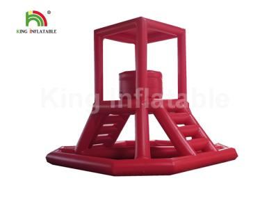 Cina Impermeabilizzi il giocattolo dell'acqua della tela cerata del PVC di esplosione della pittura della mano della torre del bagnino di 5 x di 5 x di 4.5m in vendita
