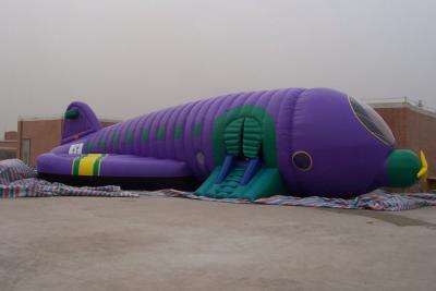 Cina Tipo gonfiabile del castello della Camera di salto dell'aeroplano del PVC 12m per affitto in vendita
