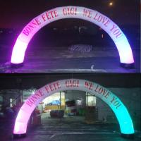 China LED Lighting Inflatable Arches for sale