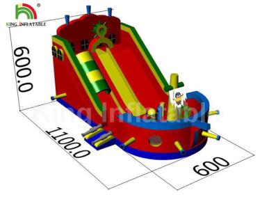 China Red Inflatable Jumping Castle With Blower For Toddler / Pirate Ship Combo Bouncer Slide for sale