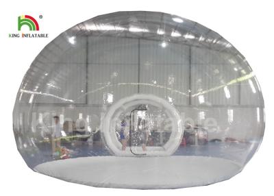 Cina tenda gonfiabile trasparente della bolla del diametro di 6m con il tunnel per affitto di campeggio all'aperto in vendita