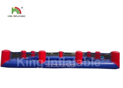 Cina colore rosso e blu della piscina di esplosione della tela cerata del PVC di 8 * di 8 * 0.65m in vendita