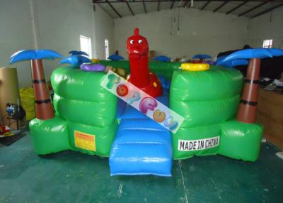 China 0.45mm van het het Geteerde zeildoek Opblaasbare Pretpark van pvc de Schildpadspeelplaats met Dia en Tunnels Te koop