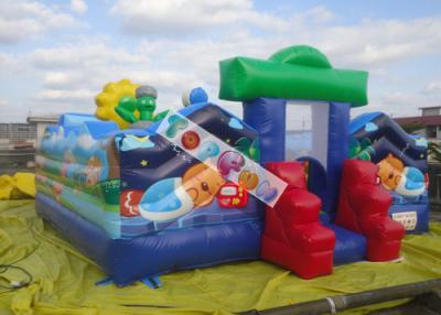 China Kommerzielle aufblasbare Vergnügungspark-/Zoo-springende Schloss 7x7m 0.55mm PVC-Plane zu verkaufen