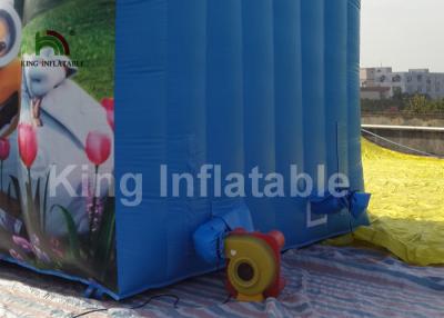 China 8*4m de Dia van het de Jonge geitjeswater van de Regenboogpalm met Beeldverhaaldruk voor Huur/Opblaasbare Natte Dia Te koop