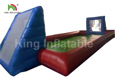 Cina Campo da calcio all'aperto blu gonfiabile di esplosione del PVC del campo di football americano/0.55mm degli adulti giganti in vendita