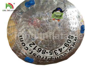 China 1.0mm PVC / TPU Inflatable Water Rolling Wheel Toy For Adults Entertainment for sale