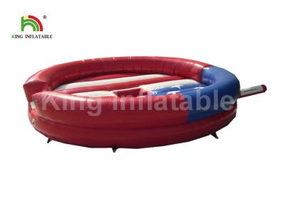 Cina Giochi gonfiabili di sport dell'equilibrio rotondo rosso degli adulti con la mucca di combattimento in vendita
