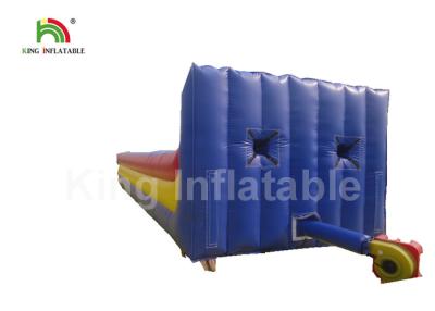 China 0.55mm PVC 2 Lanes Inflatable Bungee Run Race Sport Game With Digital Printing for sale