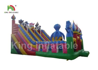 China parque de diversões inflável azul de encerado do PVC Plato de 0.55mm/campo de jogos exterior das crianças à venda