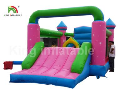 Cina Principessa durevole Inflatable Commercial Bounce Houses di rosa del PVC per i bambini Activites all'aperto in vendita