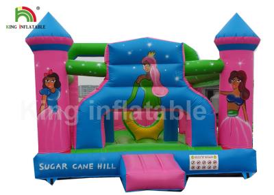 Cina Principessa durevole Inflatable Commercial Bounce Houses di rosa del PVC per i bambini Activites all'aperto in vendita