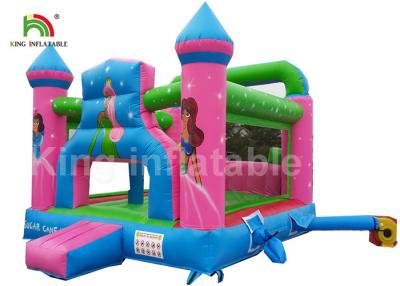 Cina Principessa durevole Inflatable Commercial Bounce Houses di rosa del PVC per i bambini Activites all'aperto in vendita
