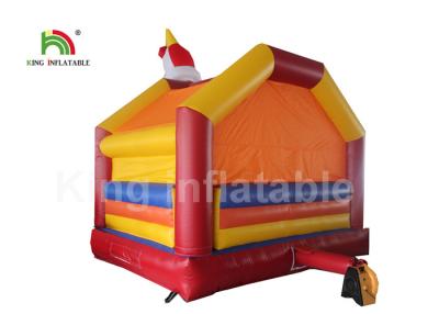 China castelo de salto inflável do palhaço comercial alaranjado de 4*4m para o partido e o evento à venda