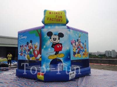 Cina Castelli rimbalzante commerciali gonfiabili all'aperto dei bambini piccoli per noleggio Mickey Mouse in vendita