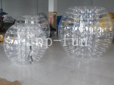 China 1.2 / 1.5 / 1.8m PVC / TPU Transparent Inflatable Body Bumper Ball For Kids And Adults for sale