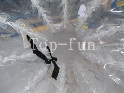China 1.2 / 1.5 / 1.8m PVC / TPU Transparent Inflatable Body Bumper Ball For Kids And Adults for sale