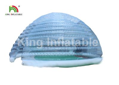 Cina Impermeabilizzi la struttura di doppi strati gonfiabile della tenda della bolla della cupola del PVC di 1.0mm in vendita