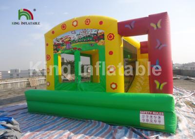 China Castelo de salto inflável vermelho personalizado da casa de boneca com corrediça para o partido à venda