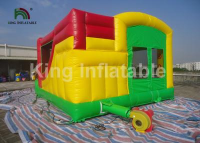 China Castelo de salto inflável vermelho personalizado da casa de boneca com corrediça para o partido à venda