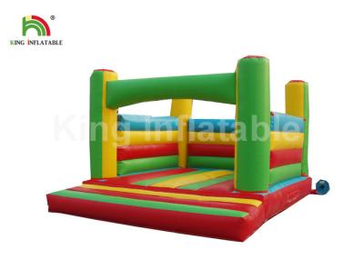 Cina Castello di salto gonfiabile materiale variopinto del PVC di 4m * di 6 con il ventilatore per affitto in vendita