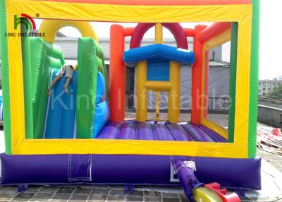 China Amusement Park Inflatable Jumping Castle / Airplane Bouncy House with Logo Printing for sale