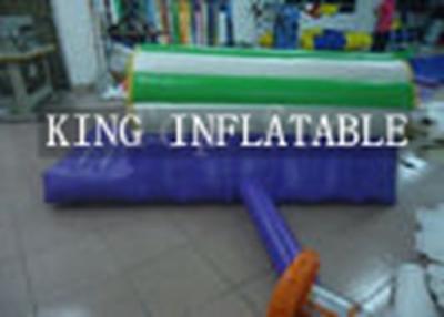 Cina L'acqua gonfiabile del PVC 3m D dell'annuncio pubblicitario 0.9mm gioca/ostacolo con il materasso per i bambini in vendita
