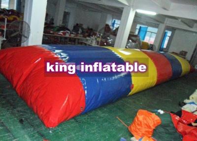 China Gota inflável da catapulta da tira colorida, brinquedo inflável da água de encerado feito sob encomenda do PVC à venda