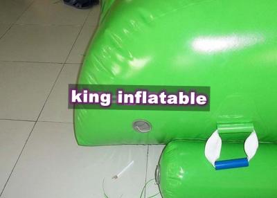Cina L'acqua gonfiabile del mini iceberg parcheggia con le diapositive tela cerata verde del PVC di 3m x di 4m in vendita