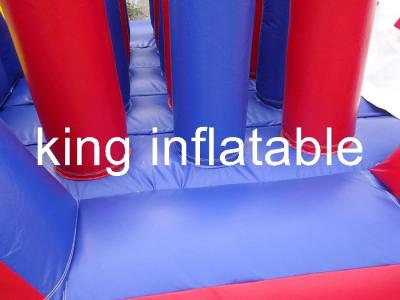 Cina Corsa ad ostacoli gonfiabile all'aperto del parco di divertimenti dei bambini giganti gonfiabili del PVC in vendita