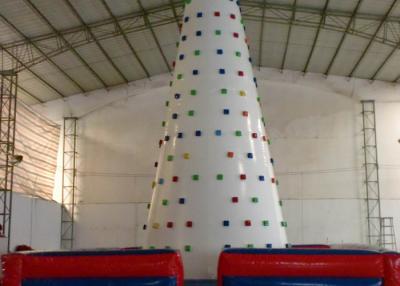 China Huge 0.55mmPVC Tarpaulin Inflatable Sports Games Inflatable Climbing Wall for sale