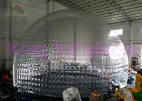 China Dome Custom Inflatable Bubble Tent , Overall Transparent Inflatable Yard Tent for sale