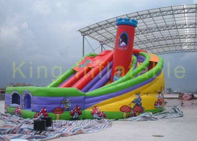 China Grandes infláveis secam a corrediça Paradise com castelo/o gerencio para as crianças que deslizam o divertimento à venda