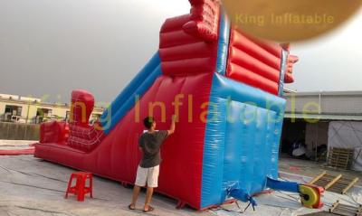 Cina Uomo Ragno rosso/blu gonfiabile asciuga lo scorrevole che giganti all'aperto impermeabilizzano/che scorrevole UV anti- in vendita