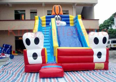 China Playground Funny Inflatable Dry Slide , Outdoor Multicolor Inflatable Animals Slide for sale