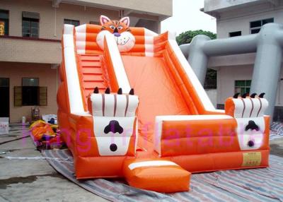 China Playground Funny Inflatable Dry Slide , Outdoor Multicolor Inflatable Animals Slide for sale