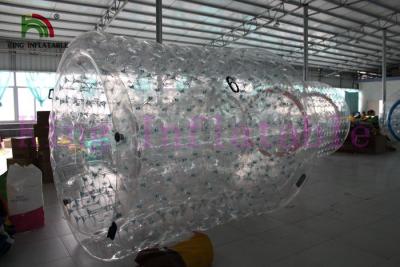 Cina rullo cilindrico gonfiabile di esplosione del PVC/TPU di 1.0mm del giocattolo divertente dell'acqua in vendita