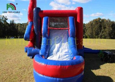 China Kids Playground Spider Bouncy Jumping Castle With Slide By Durable PVC for sale