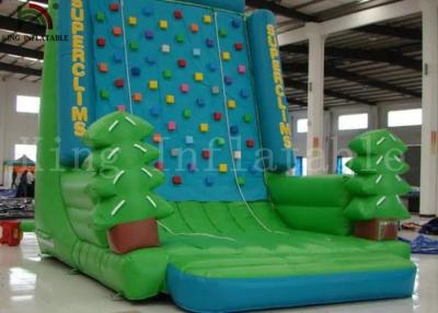 China Forest Immersive Rock Climbing 0.55mm PVC Inflatable Sports Games / Climbing Wall for sale