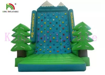 China Forest Immersive Rock Climbing 0.55mm PVC Inflatable Sports Games / Climbing Wall for sale