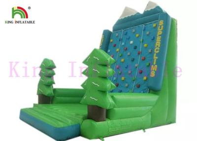 China Forest Immersive Rock Climbing 0.55mm PVC Inflatable Sports Games / Climbing Wall for sale