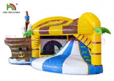 Cina Colore di salto gonfiabile dell'OEM del castello del pirata del PVC di abitudine 0.55mm per gli adulti ed i bambini in vendita