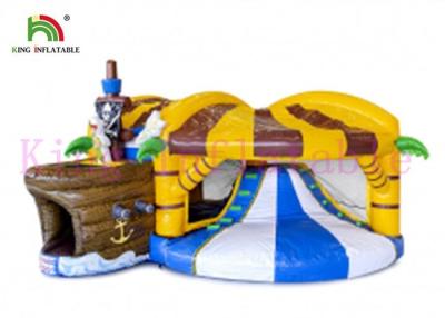 Cina Colore di salto gonfiabile dell'OEM del castello del pirata del PVC di abitudine 0.55mm per gli adulti ed i bambini in vendita
