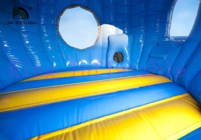 Cina Il castello di salto gonfiabile della discoteca variopinta del circo con lo scorrevole ha stampato il pagliaccio/animali in vendita